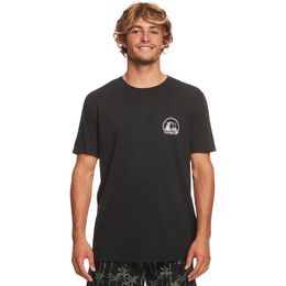 Quiksilver T-Shirt »Clean Circle« schwarz L L Umweltfreundliches Material:...