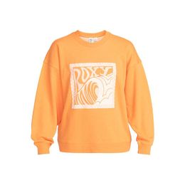 Roxy Sweatshirt »Take Your Place B« Tangerine L L Stoff: Melierter Terry-Stoff aus...