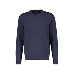 Lerros Strickpullover &raquo;Basic Strickpullover&laquo; CLASSIC NAVY M M Lebendige Flachstrickoptik