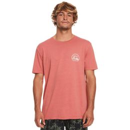 Quiksilver T-Shirt »Clean Circle« Mineral Red XXL XXL Umweltfreundliches Material:...