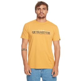 Quiksilver T-Shirt »Gradient Line« Mustard XL XL Stoff: Baumwoll-Jersey-Stoff [160 g/m2]
