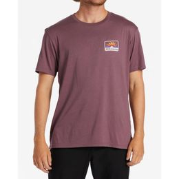 Billabong T-Shirt »Walled« Vintage Violet XXL XXL Stoff: Baumwollstoff [160 g/m2]