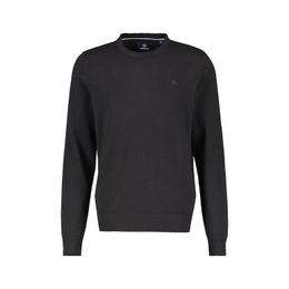 Lerros Herren Lerros Strickpullover &raquo;Lerros Basic Strickpullover&laquo; schwarz S