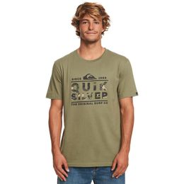 Quiksilver T-Shirt »Logo Print« Four Leaf Clover M M Stoff: Baumwoll-Jersey-Stoff [160 g/m2]