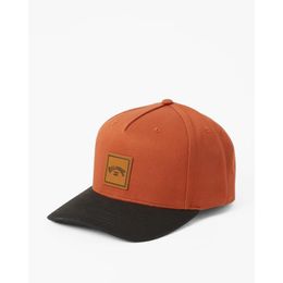 Billabong Snapback Cap »Stacked« Red Clay Einheitsgröße Einheitsgröße Stoff: Baumwoll-Twill-Canvas-Stoff