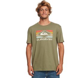 Quiksilver T-Shirt »Qs Rainbow« Four Leaf Clover XXL XXL Stoff: Baumwoll-Jersey-Stoff [160 g/m2]