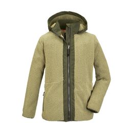 Killtec Fleecejacke &raquo;KOW 129 BYS FLC JCKT&laquo; khaki 164 164 kuschelige Sherpa Fleecejacke mit Kapuze
