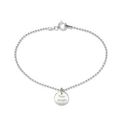 Beka & Bell BEKA&BELL Armband »925 Sterling Silber Glänzend 19cm Trauzeugin« weiß 19cm Du suchst ein schönes Geschenk für die Trauzeugin?