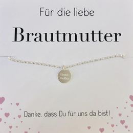 Beka & Bell BEKA&BELL Armband »925-Sterling Silber Glänzend 19cm« weiß 19cm Als Dankeschön und Erinnerung an den großen Tag