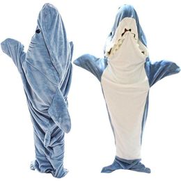 Wohndecke Shark Blanket,Hai Decke Zum Anziehen Schlafsack