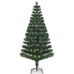 KOMFOTTEU Künstlicher Weihnachtsbaum LED-Leuchten