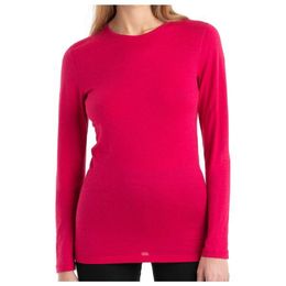 Icebreaker - Women's 200 Oasis L/S Crewe - Merinounterwäsche Gr XS rosa