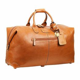 Bric'S Bric's Life Pelle Weekender Reisetasche Leder 45 cm cognac