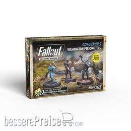 Modiphius Entertainment MUH0190811 - Fallout: Wasteland Warfare - Survivors: Washington Personalities