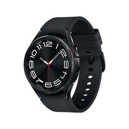 Samsung Galaxy Watch6 Classic LTE 43 mm Smartwatch Kunstleder, S/M, Black