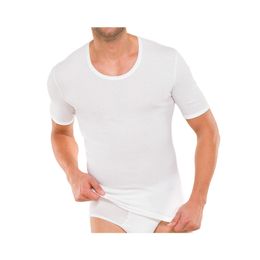 Schiesser Herren T-Shirt Weiß