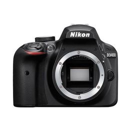 Spiegelreflexkamera - Nikon D3400 Schwarz + Objektivö Nikon AF-S Nikkor DX VR 18-55mm f/3.5-5.6G