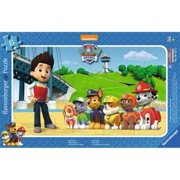 RAVENSBURGER VERLAG Ravensburger Kinderpuzzle - 06124 Paw Patrol - Rahmenpuzzle für Kinder ab 3 Jahr