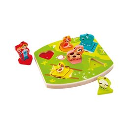 HAPE Geräusche-Puzzle BAUERNHOF 7-teilig