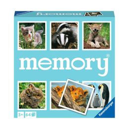 RAVENSBURGER VERLAG Memospiel MEMORY® TIERKINDER