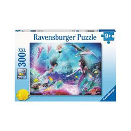 RAVENSBURGER VERLAG Puzzle XXL IM REICH DER MEERJUNGFRAUEN 300-teilig