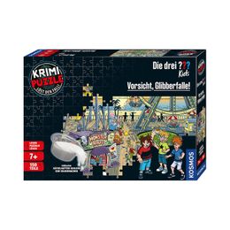 Kosmos Krimipuzzle DIE DREI ??? KIDS VORSICHT, GLIBBERFALLE 150-teilig