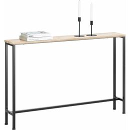 sobuy FSB19-XL-Z Vintage Konsolentisch Metall Flurtisch Dekotisch Sideboard Beistelltisch BHT ca. 120x80x20cm