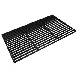 Grillrost Gussrost bbq Gitter Tafelrost Guss Grillgitter Gusseisen Profi Gasgrill Ofenrost 42x28cm - Schwarz - Swanew