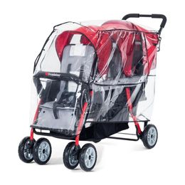 Kombi-Kinderwagen Regenabdeckung für Krippenwagen 3-Sitzer