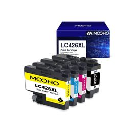 MOOHO 4er-pack ersetzt Brother LC426 XXL LC 426XL Tintenpatrone (MFC-J4335 DW MFC-J4340 DW MFC-J4340 DWE Ecopro MFC-J4540 DW MFC-J4540 DWT