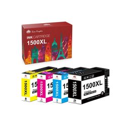 Toner Kingdom 4PK 1500XL für CANON PGI-1500 XL Tintenpatrone (Maxify MB2000 MB2050 MB2100 MB2150 MB2155