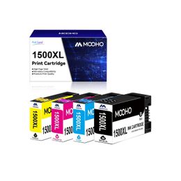 MOOHO 4PK 1500XL für CANON PGI-1500 XL Tintenpatrone (Maxify MB2000 MB2050 MB2100 MB2150 MB2155