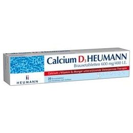 Calcium D3 HEUMANN Brausetabletten 600 mg/400 I.e. 20 St