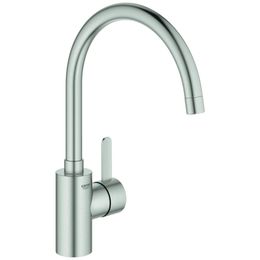 Grohe EH-SPT-Batterie Eurosmart C 32843 hoher Auslauf Grohe Zero supersteel, 32843DC2 32843DC2