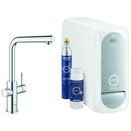 Grohe Blue Home Starter Kit 31539 auszb. Mousseur Bluetooth/WIFI L-Auslauf chrom, 31539000 31539000