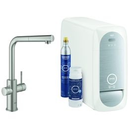 Grohe Blue Home Starter Kit 31539 auszb. Mousseur Bluetooth/WIFI L-Asl.supersteel, 31539DC0 31539DC0