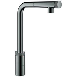 Grohe SPT-Batterie Minta Smart Control 31613 L-Ausl. azb. Spülbr. hard graphite, 31613A00 31613A00