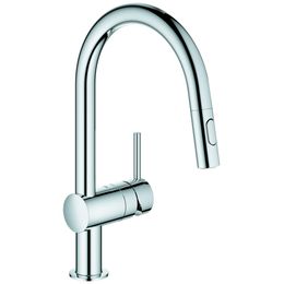 Grohe EH-Spültischbatterie Minta 32321 C-Auslauf Spülbrause chrom, 32321002 32321002