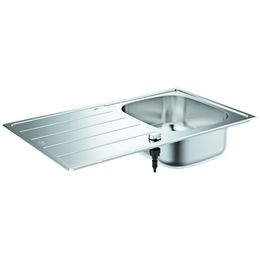 Grohe Edelstahlspüle K200 31552_1 mit 1 Becken Abtropffläche 860x500mm, 31552SD1 31552SD1