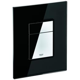 Grohe Abdeckplatte 42369 mit Drucktaste velvet black, 42369KS0 42369KS0