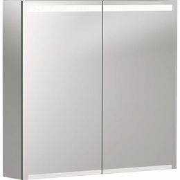 Geberit Option Spiegelschrank mit Beleuchtung zwei Türen, 75x70x15cm, 500205001 500205001
