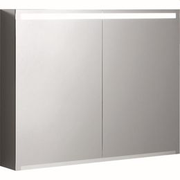 Geberit Option Spiegelschrank mit Beleuchtung zwei Türen, 90x70x15cm, 500583001 500583001