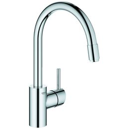 Grohe EH-SPT-Batterie Concetto 31212 ND h.Ausl.Grohe Zero azb. L-brause chrom, 31212003 31212003