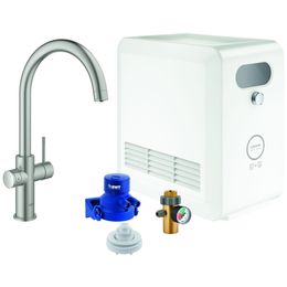 Grohe Blue Professional StarterKit 31323 C-Auslauf Bluetooth/WIFI supersteel, 31323DC2 31323DC2