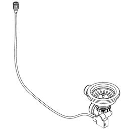 Grohe Stopfen 42588_1 für Küchenspülen edelstahl, 42588SD1 42588SD1