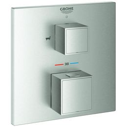 Grohe THM-Wannenbatterie Grohtherm Cube 24155 FMS für 35600 2-W-Umst. supersteel, 24155DC0 24155DC0