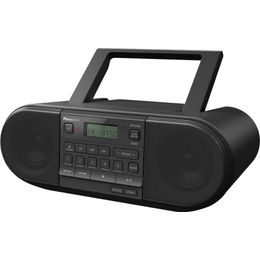 Panasonic RX-D550E-K CD- Boombox (FM-Tuner, UKW mit RDS, 20 W), schwarz