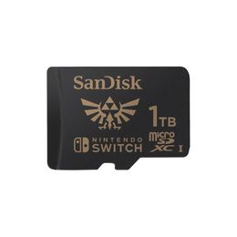Sandisk microSDXC Extreme, Nintendo licensed Zelda Edition Speicherkarte (1000 GB, 100 MB/s Lesegeschwindigkeit), schwarz