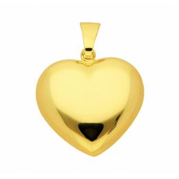 Adelia´s Adelia´s Kette mit Anhänger 333 Gold Anhänger Herz, Schmuckset - Set mit Halskette, goldfarben