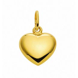 Adelia´s Adelia´s Kette mit Anhänger 585 Gold Anhänger Herz, Schmuckset - Set mit Halskette, goldfarben